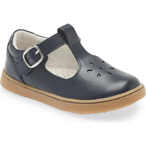 L'AMOUR Chelsea T-strap Shoe - Navy