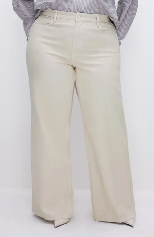 Good American Good Skate High Waist Wide Leg Jeans