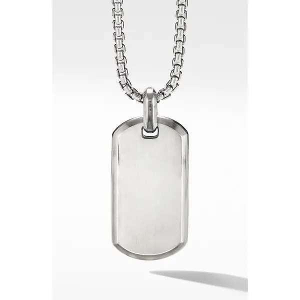 David Yurman Streamline® Tag - Silver