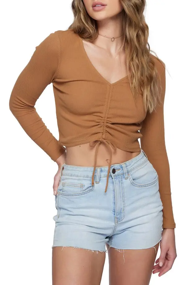 O'Neill Leanne Long Sleeve Crop Top