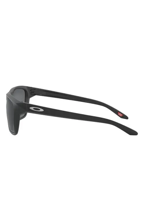 Oakley Sylas 57mm Prizm™ Polarized Keyhole Sunglasses - Black
