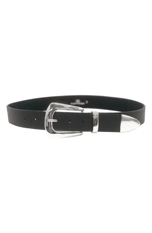 B-low The Belt Jordana Leather Belt - Black/silver