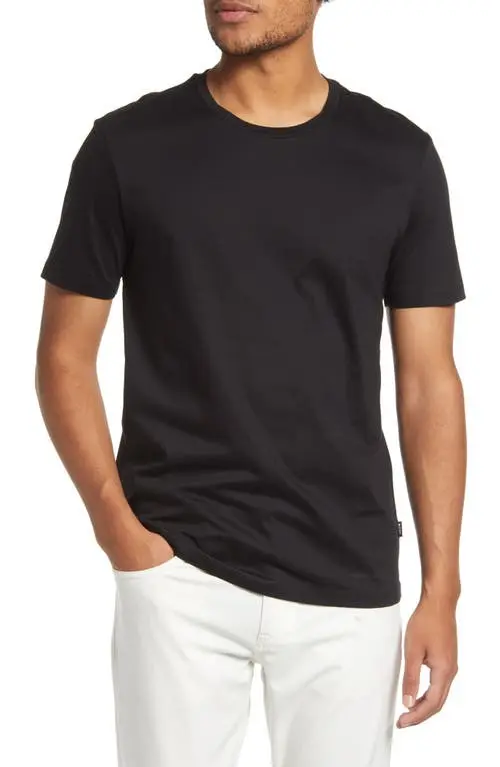 BOSS Tessler Slim Fit Cotton T-shirt - Black