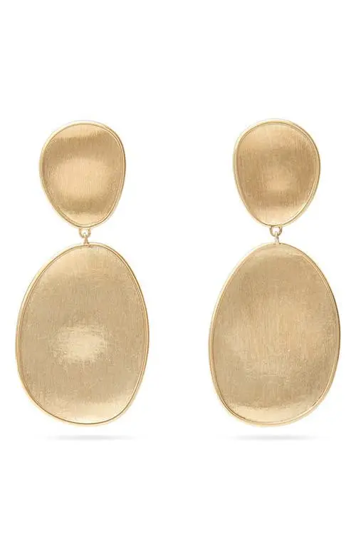Marco Bicego Lunaria Drop Earrings - Yellow Gold