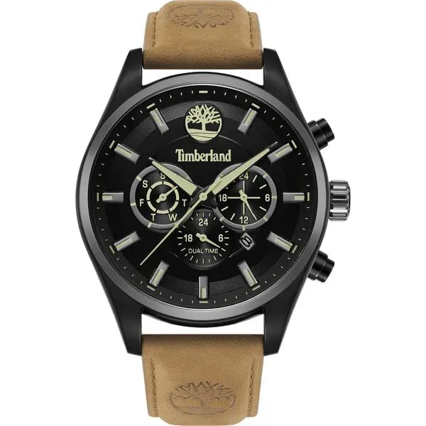 Timberland Ashmont Chronograph Strap Watch - Tan