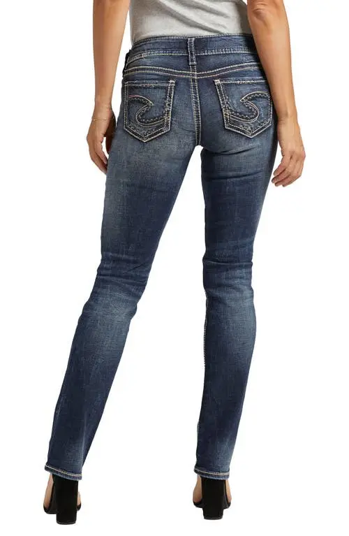 SILVER JEANS CO. Suki Straight Leg Jeans - Indigo