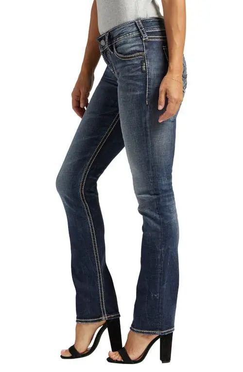 SILVER JEANS CO. Suki Straight Leg Jeans - Indigo