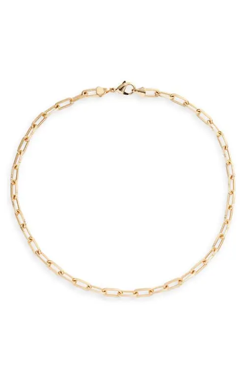 SHYMI Maggie Paper Clip Chain Necklace - Gold
