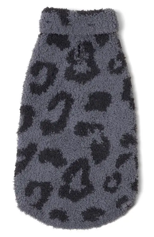 Barefoot Dreams Cozychic™ Leopard Dog Sweater - Graphite-carbon