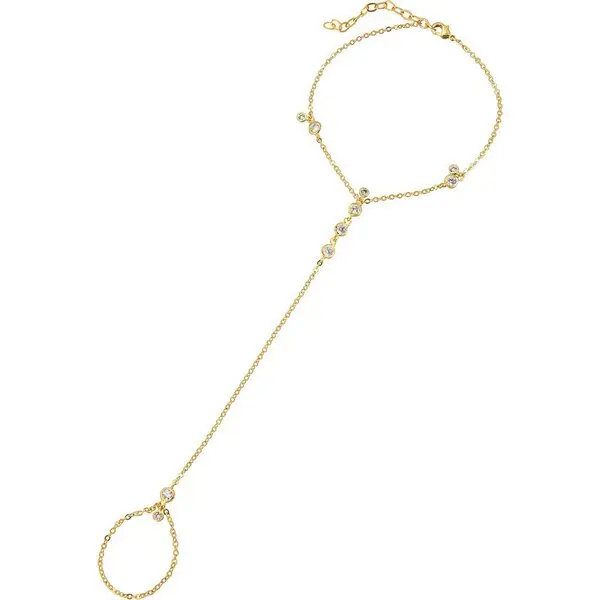 Lili Claspe Anais Hand Chain - Gold