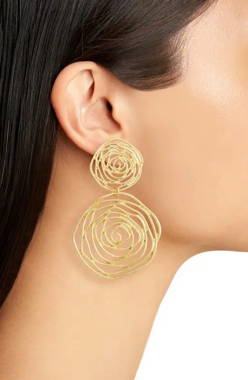 KARINE SULTAN Statement Drop Earrings