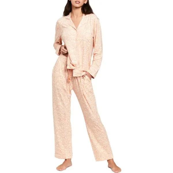 PROJECT REM Animal Print Pajamas - Nude