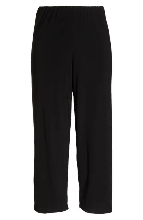 Alex Evenings Matte Jersey Straight Leg Pants