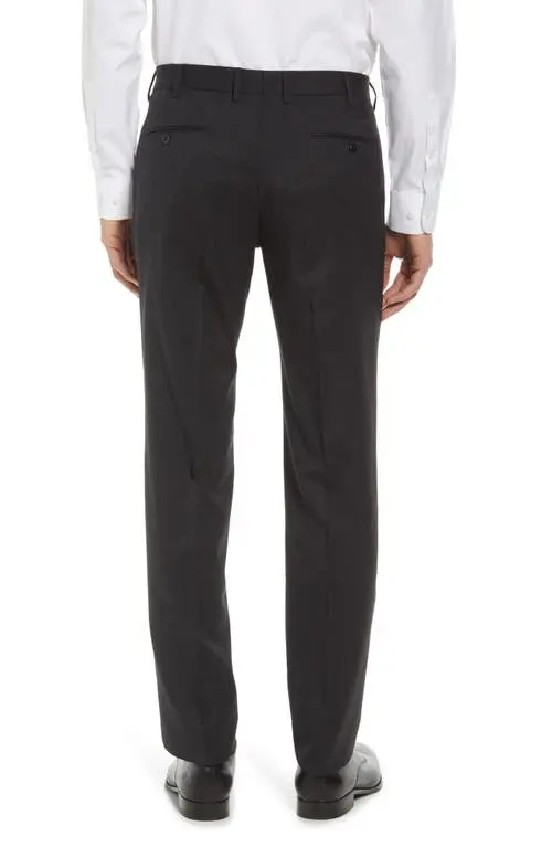 Zanella Parker Stretch Wool Trousers - Charcoal