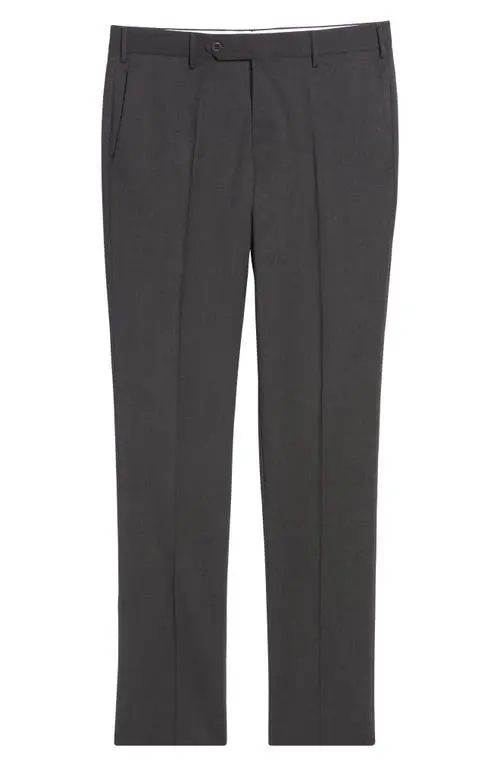 Zanella Parker Stretch Wool Trousers - Charcoal