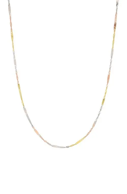 Bony Levy 14k Gold Tri-tone Twisted Chain Necklace - 14k Yellow Gold