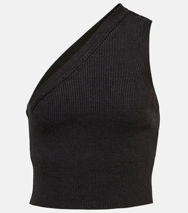 Jacquemus La Maille Ascu Cropped Top - Black