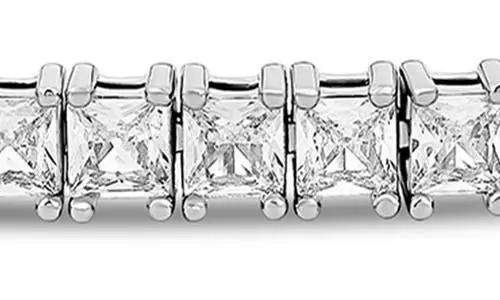 SHYMI Cubic Zirconia Tennis Bracelet - Silver