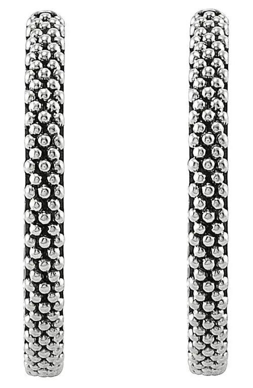 Lagos Caviar Hoop Earrings