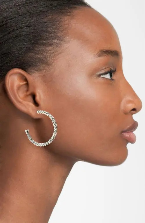 Lagos Caviar Hoop Earrings