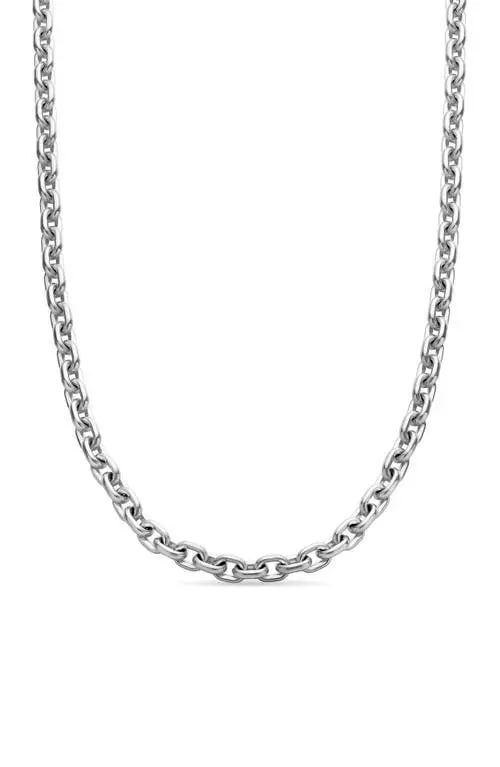 David Yurman Deco Chain Link Necklace - Sterling Silver