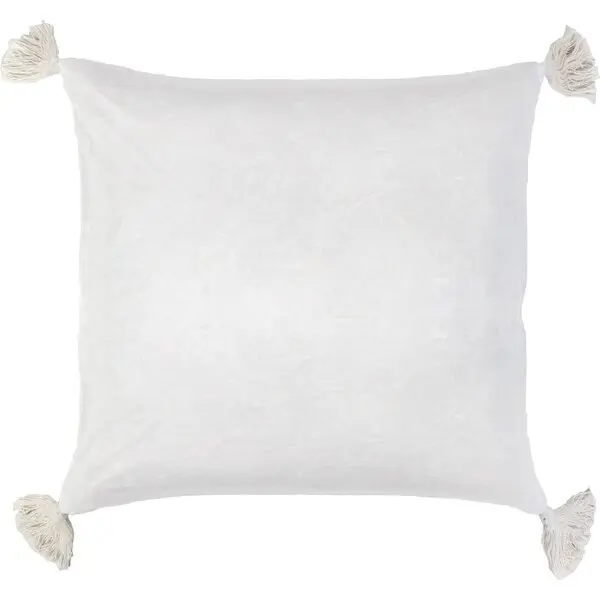 POM POM AT HOME Bianca Accent Pillow - White