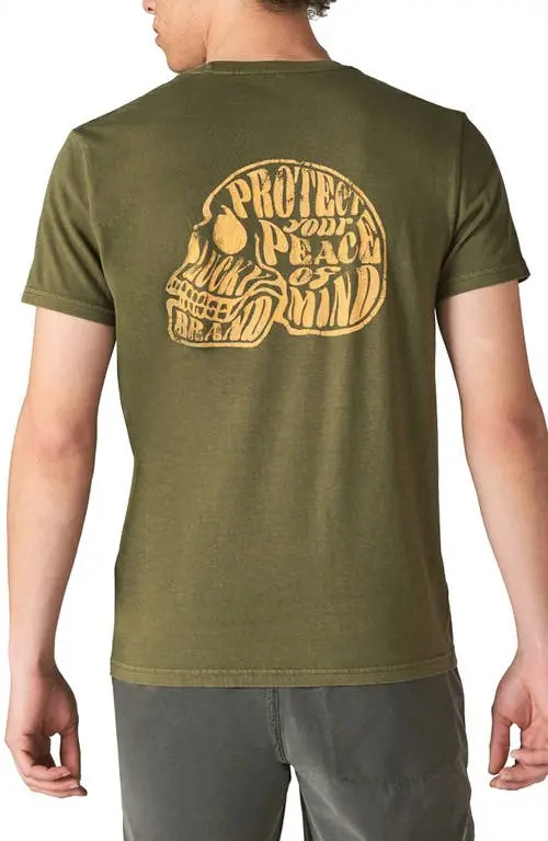 Lucky Brand Peace Of Mind Graphic Tee