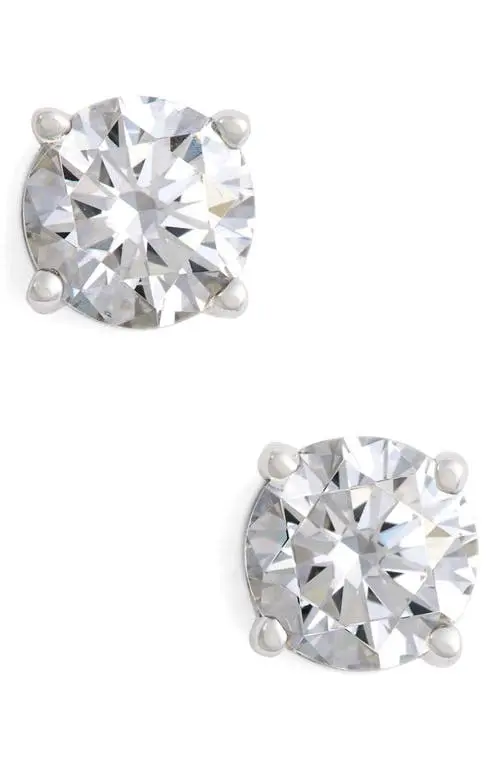 Lafonn Simulated Diamond Stud Earrings - Silver/clear