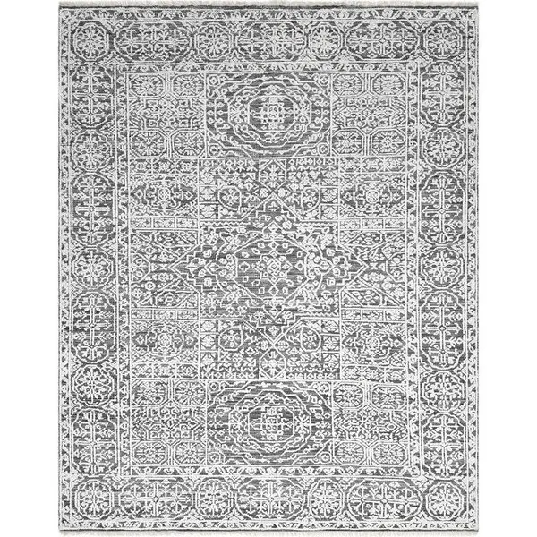 SOLO RUGS Charles Handmade Area Rug - Gray