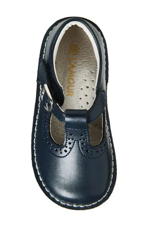 L'AMOUR Frances T-strap Shoe - Navy