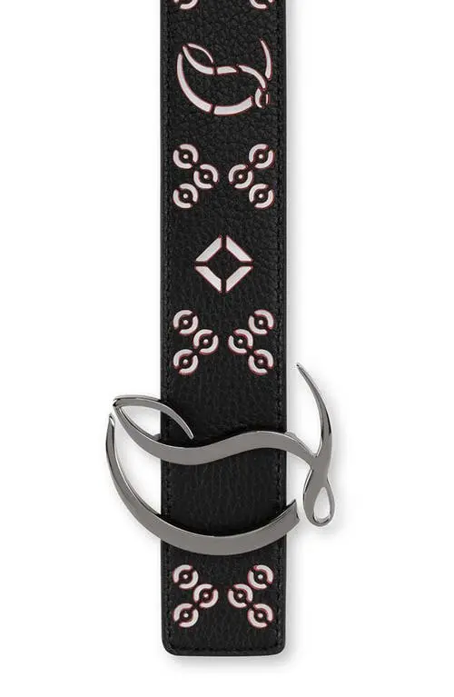 Christian Louboutin Cl Logo Loubinthesky Leather Belt  display picture 2