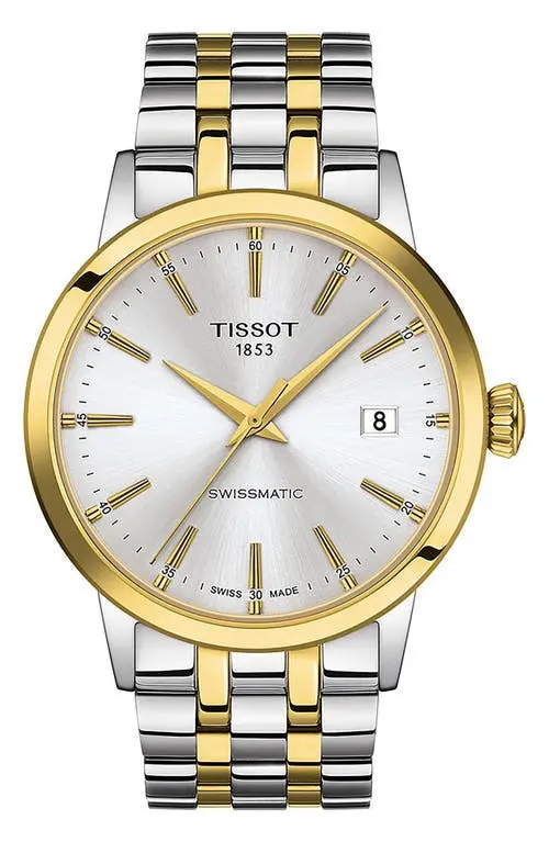TISSOT Classic Dream Swissmatic Two-tone Bracelet Watch - Silver