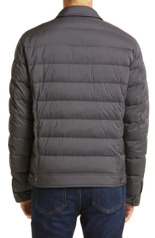 Herno La Denim Quilted Down Jacket - Grey