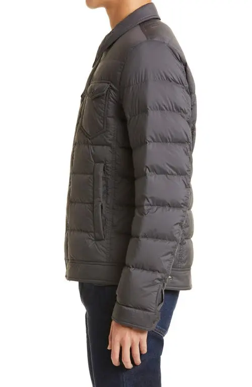 Herno La Denim Quilted Down Jacket - Grey