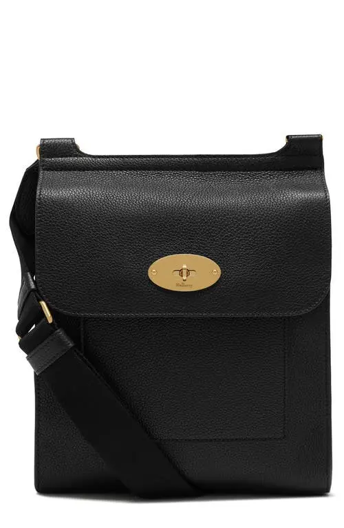 Mulberry Antony Leather Crossbody Bag - Black