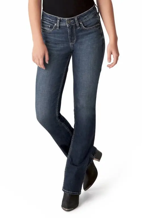 SILVER JEANS CO. Suki Slim Fit Bootcut Jeans - Indigo