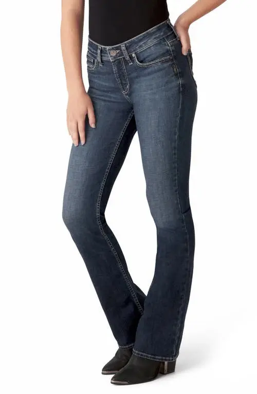 SILVER JEANS CO. Suki Slim Fit Bootcut Jeans - Indigo