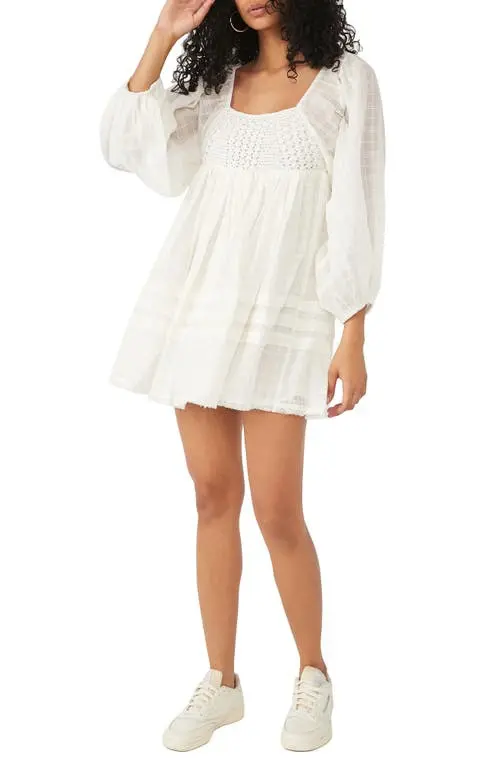 Free People Ari Long Sleeve Mini Dress