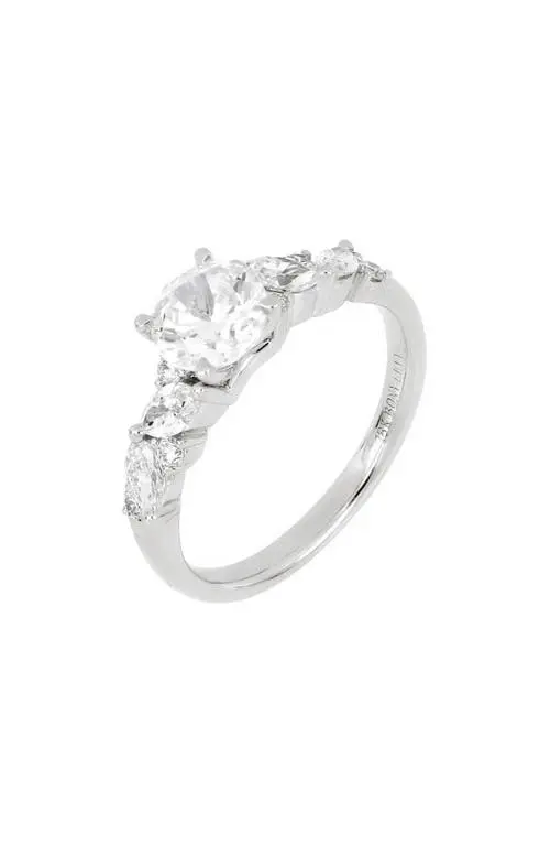 Bony Levy Mixed Diamond Engagement Ring Setting - White Gold