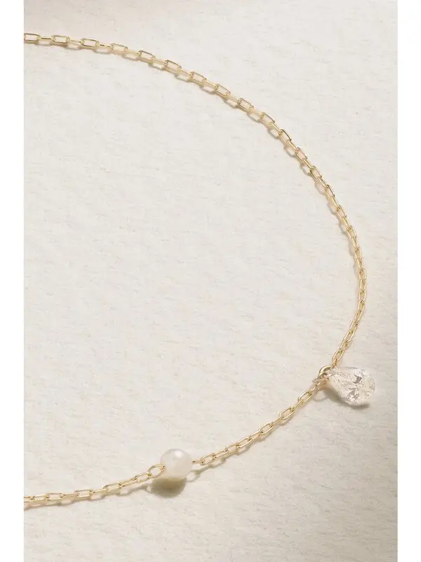 Mizuki Sea Of Beauty 14-karat Pearl And Diamond Bracelet