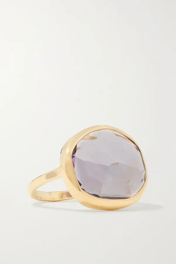 MELISSA JOY MANNING 14-karat Recycled Ring With Amethyst - Purple