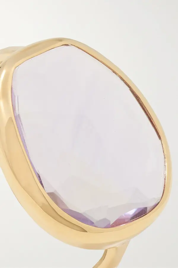 MELISSA JOY MANNING 14-karat Recycled Ring With Amethyst