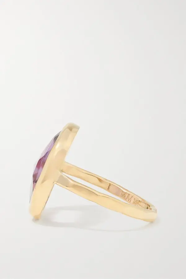 MELISSA JOY MANNING 14-karat Recycled Ring With Amethyst