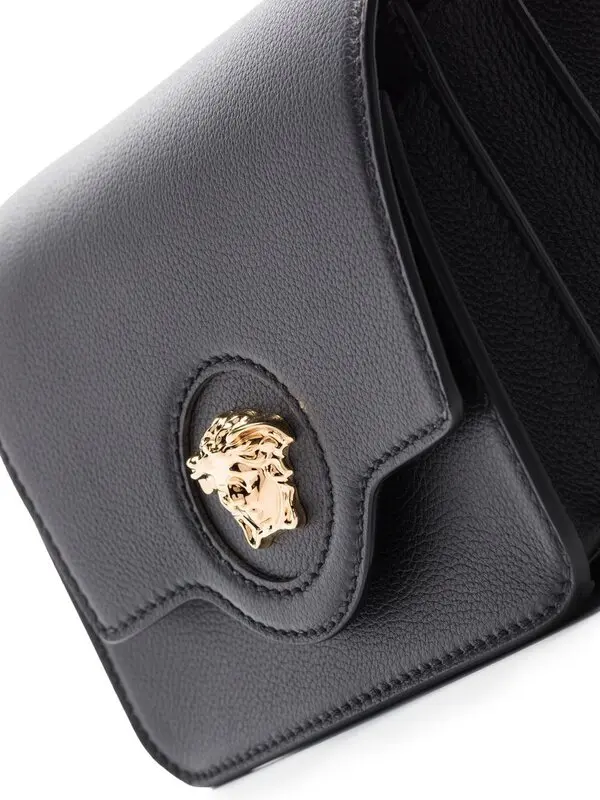 Versace La Medusa Crossbody Bag - Black