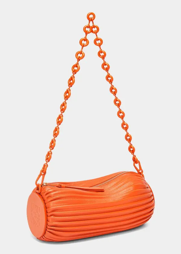 Loewe Bracelet Pleated Pouch Clutch Bag