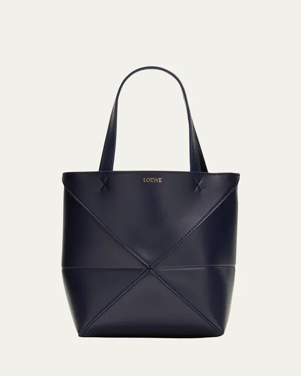 Loewe Puzzle Fold Tote Bag - Abyss Blue