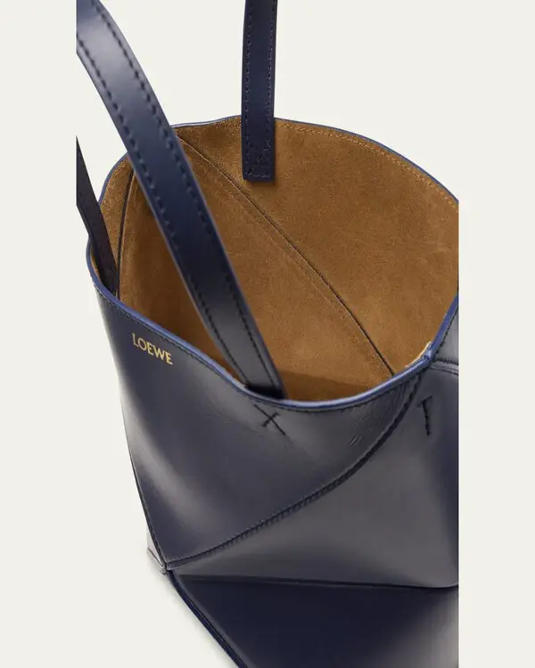 Loewe Puzzle Fold Tote Bag - Abyss Blue