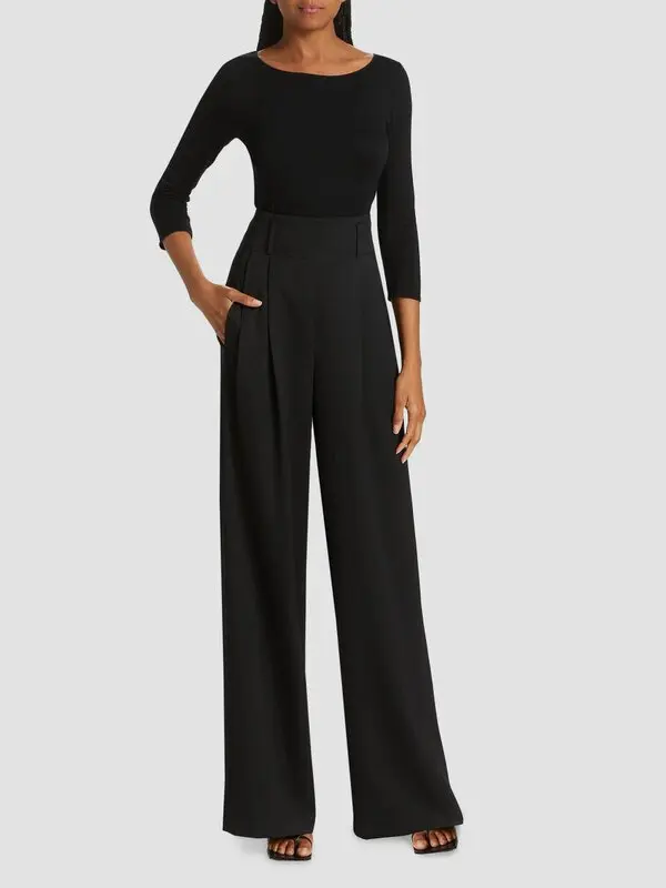Majestic Filatures Merrow Soft Touch Boatneck Top - Noir