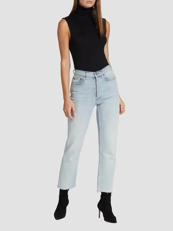 Majestic Filatures Soft Touch Sleeveless Turtleneck