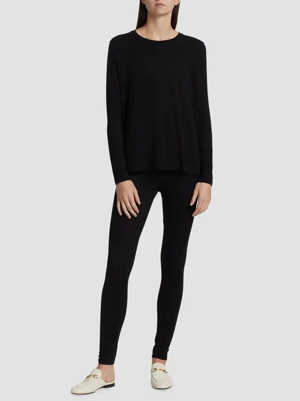 Majestic Filatures Soft Touch Pleated Top